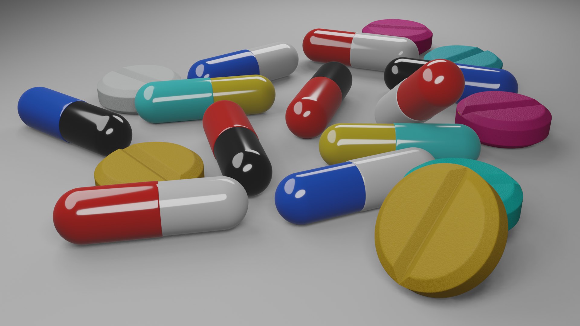 Drug Tablet Model - TurboSquid 1913682