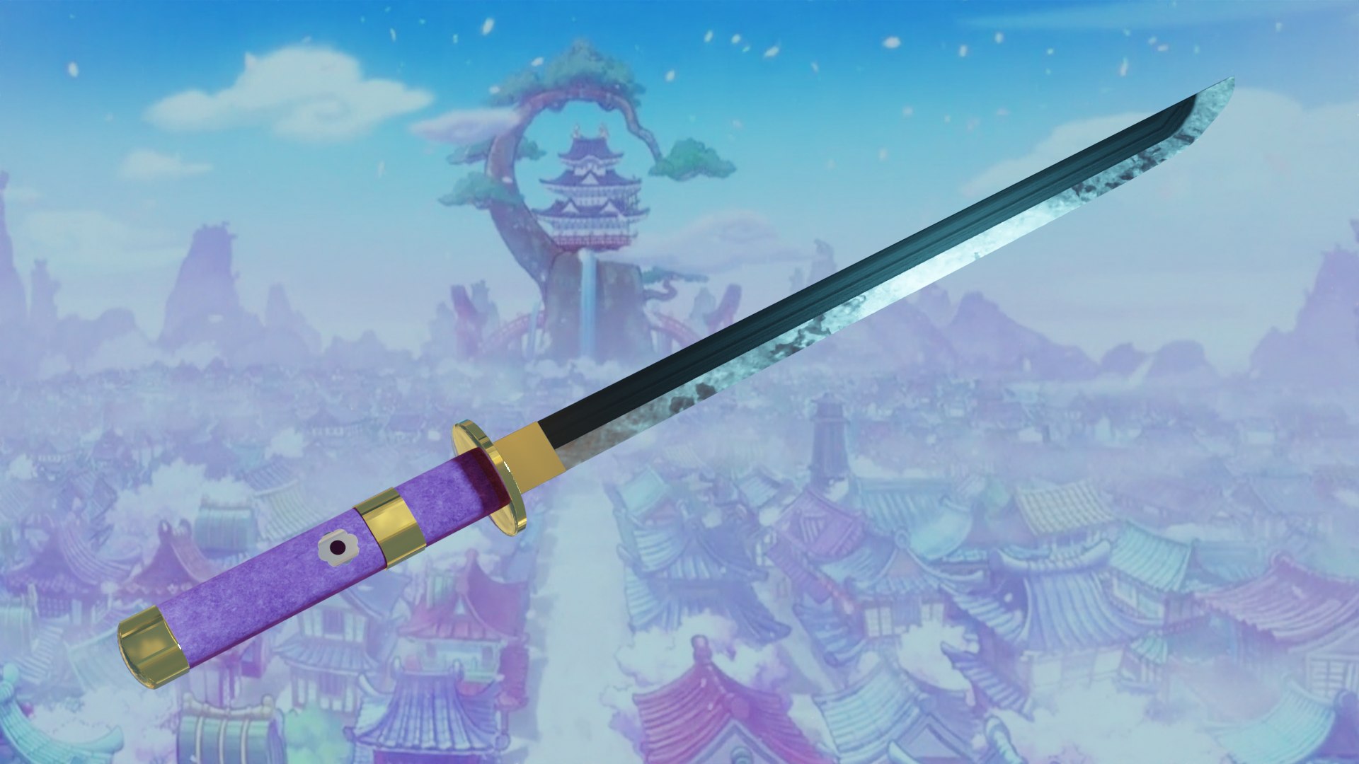 Free Zoro Enma Sword 3D - TurboSquid 1911345