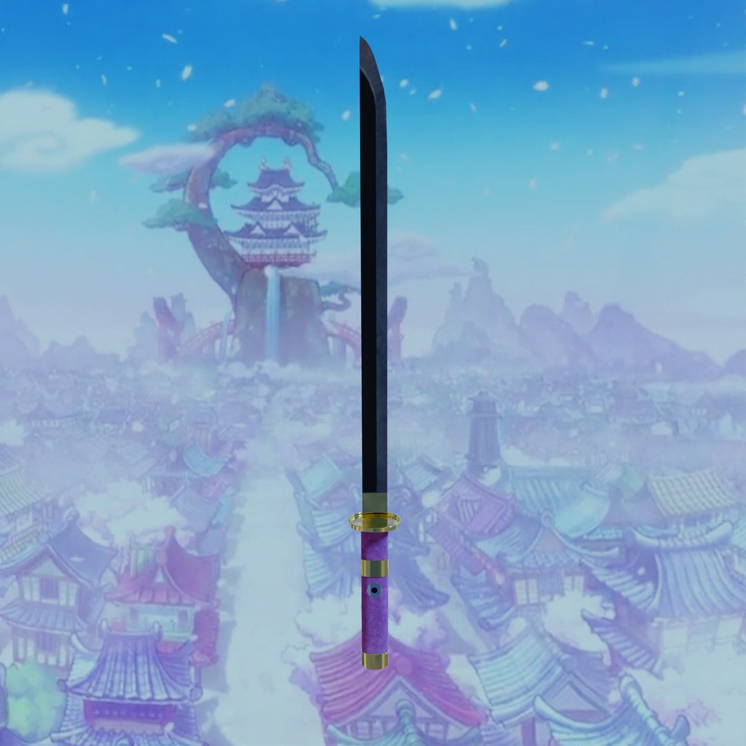 Free Zoro Enma Sword 3D - TurboSquid 1911345