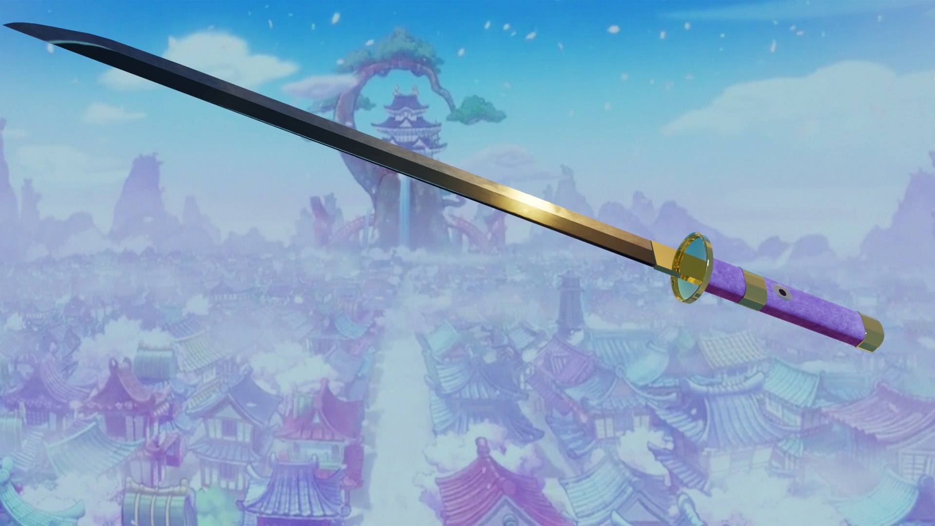 Free Zoro Enma Sword 3D - TurboSquid 1911345