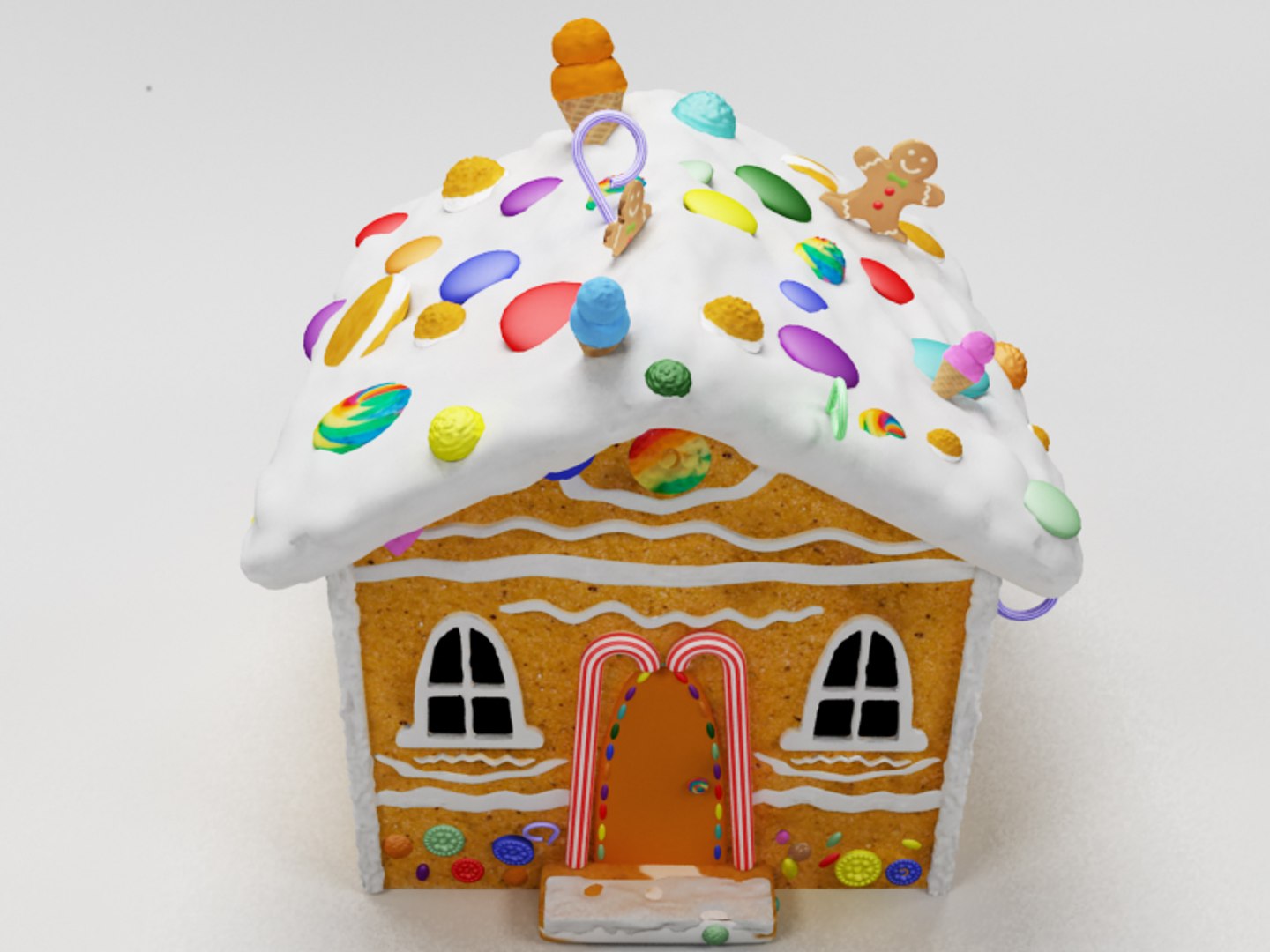 3d Model Candy House