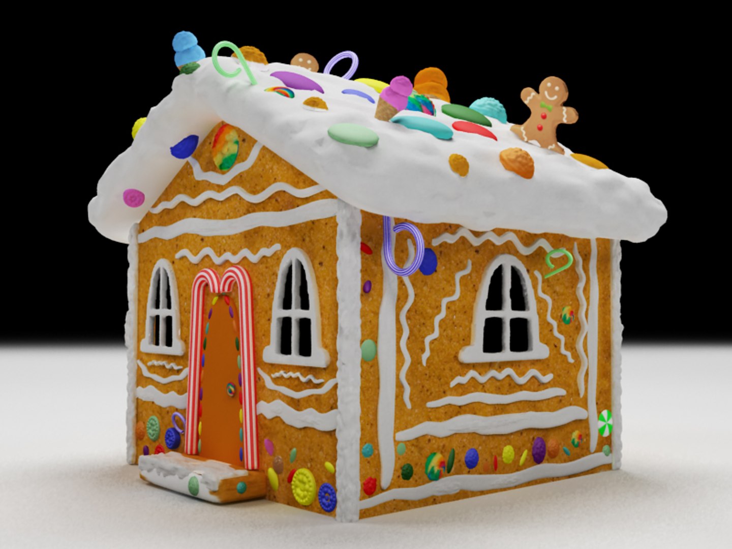 3d Model Candy House