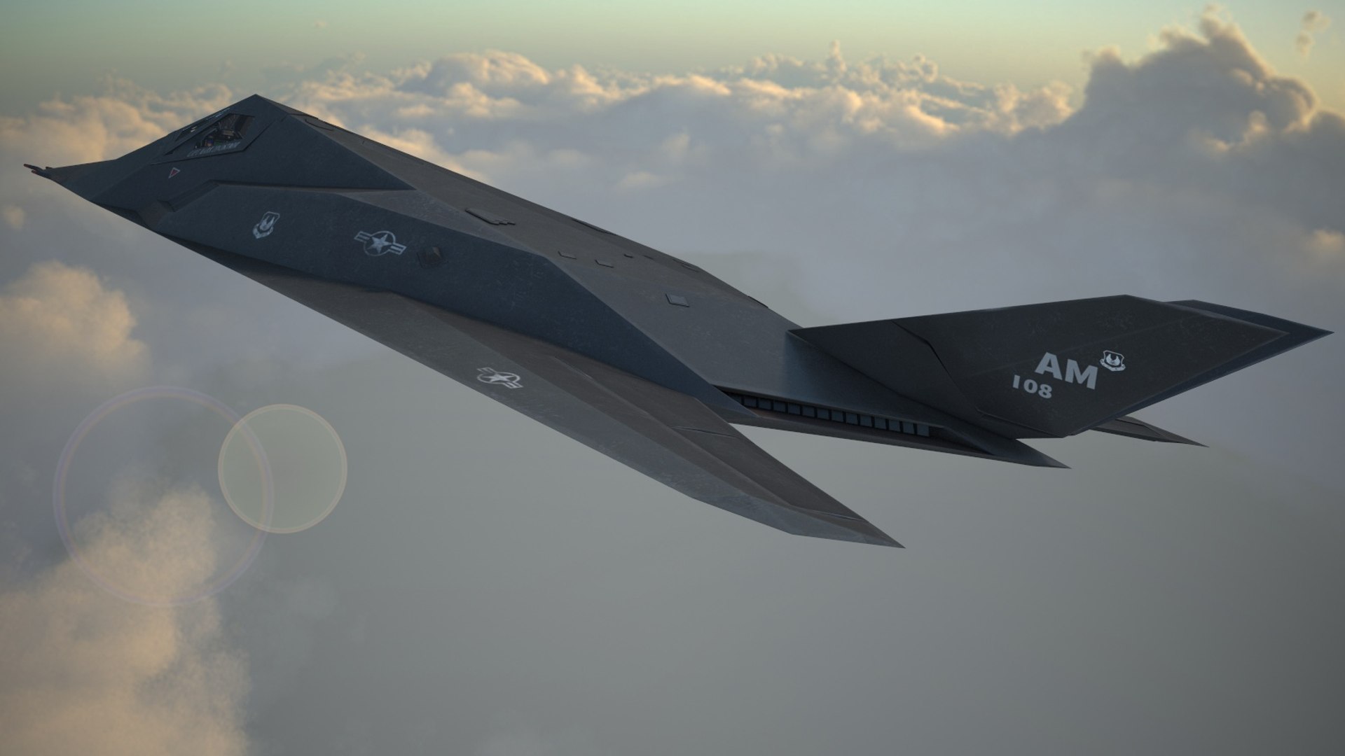 3d model lockheed nighthawk