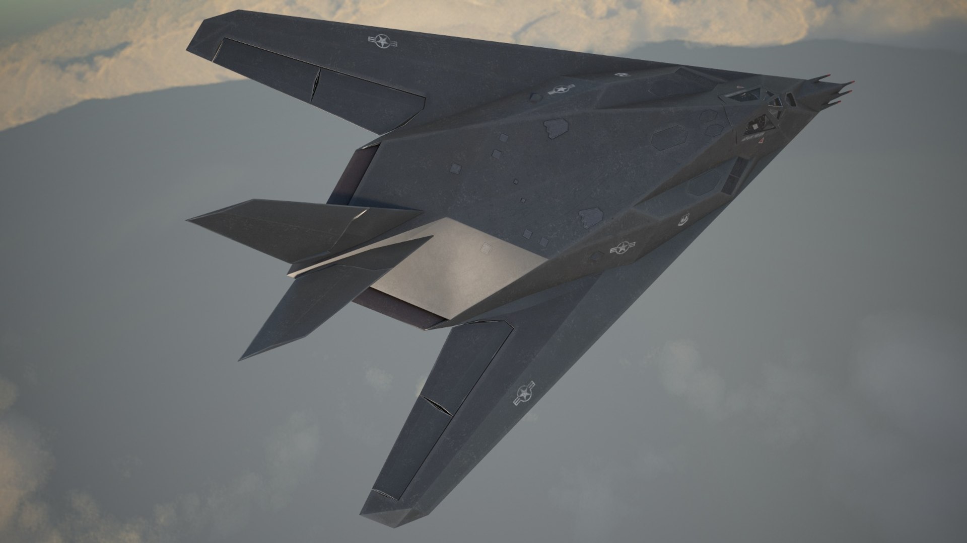 3d model lockheed nighthawk