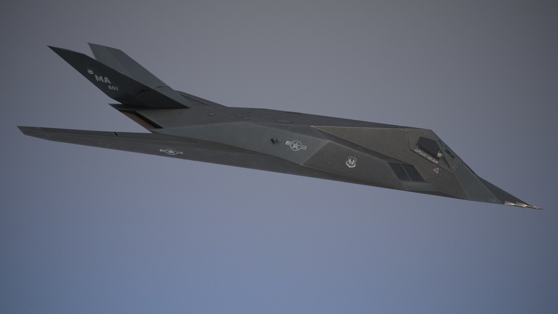 3d model lockheed nighthawk