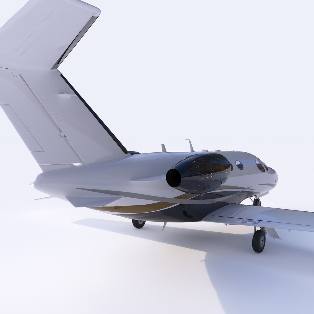 3D Private Jet Cessna Plane Model - TurboSquid 2356071