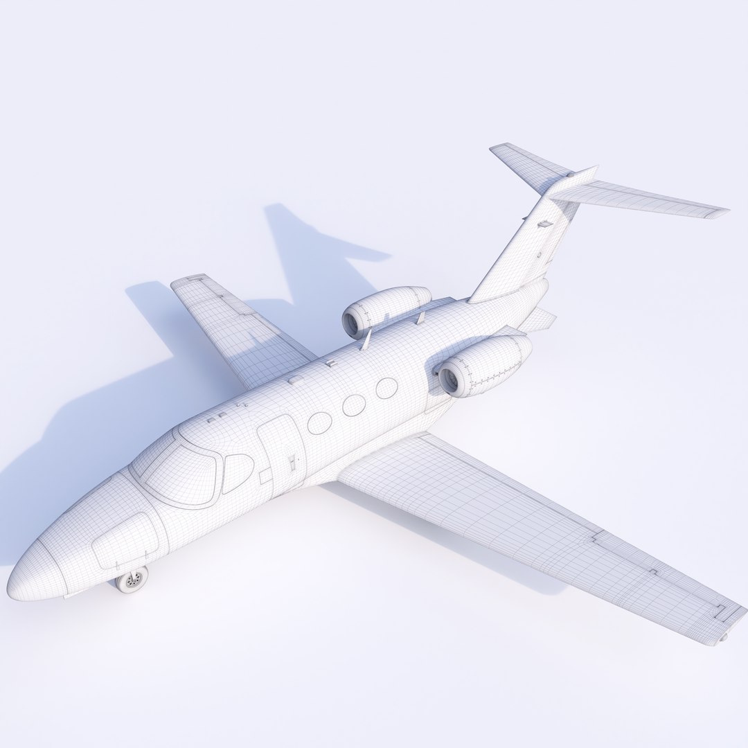 3D Private Jet Cessna Plane Model - TurboSquid 2356071