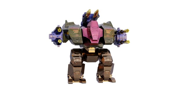 3D 5Dollar Store Rigged Mech Game Ready - TurboSquid 1991414