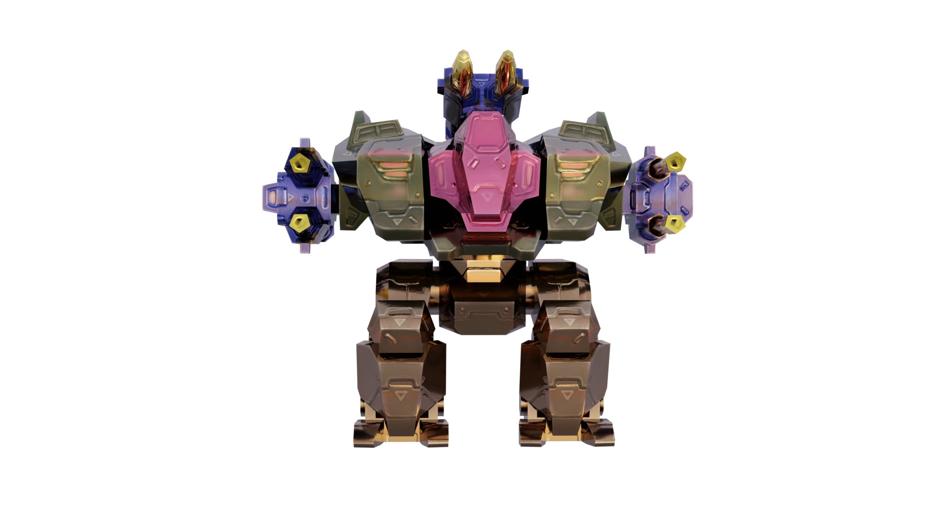 3D 5Dollar Store Rigged Mech Game Ready - TurboSquid 1991414