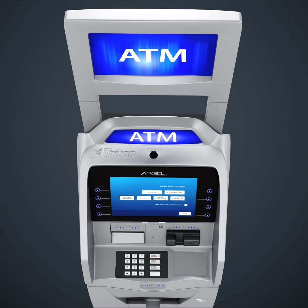 atm triton argo 3d model