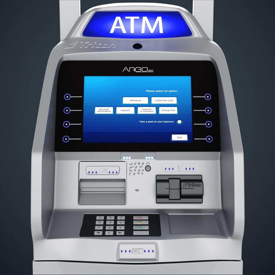 atm triton argo 3d model