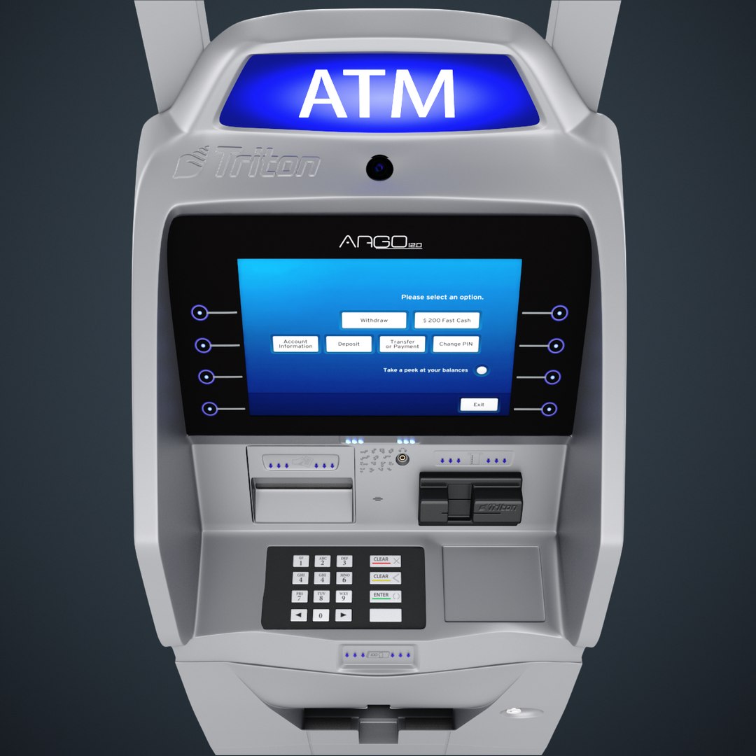 atm triton argo 3d model