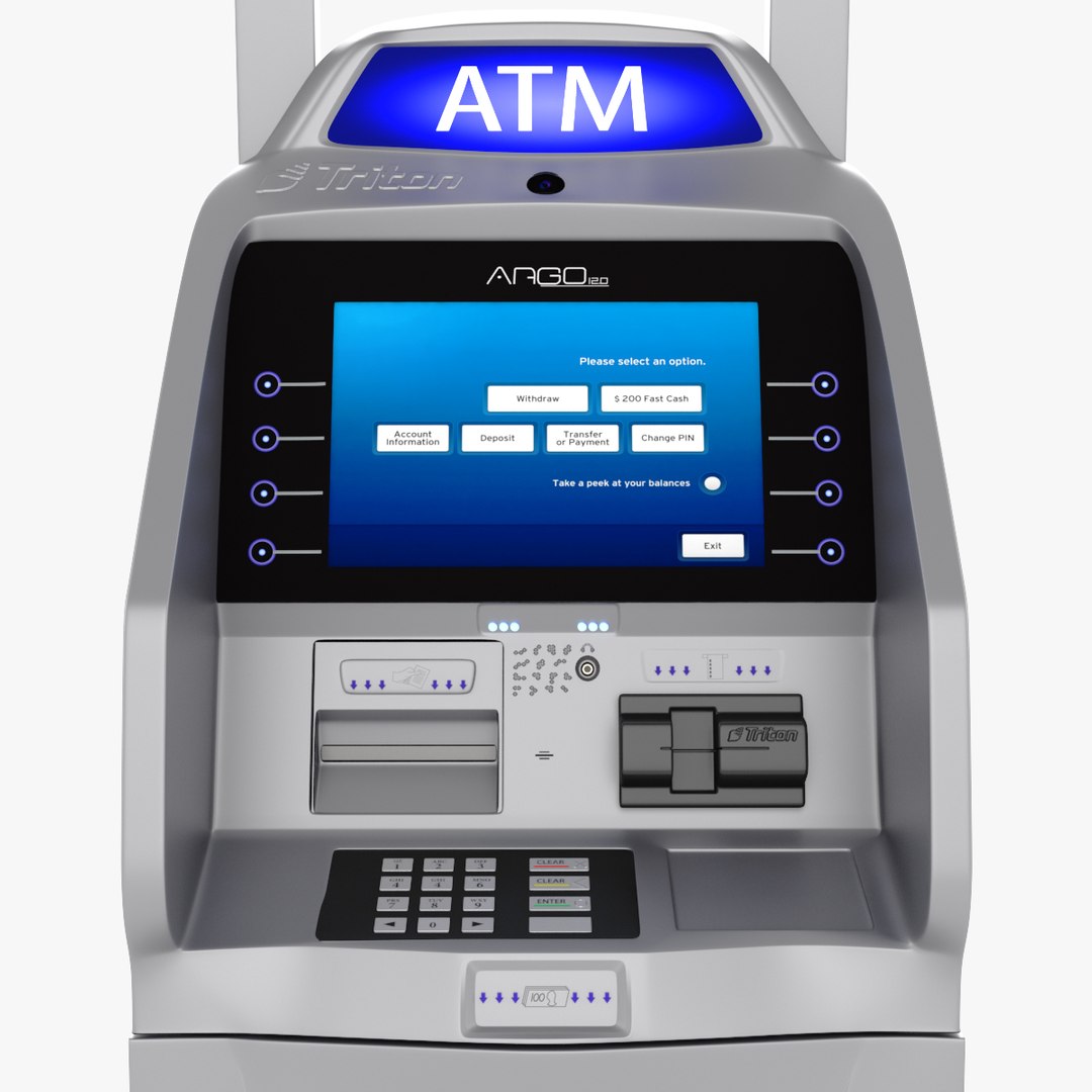 atm triton argo 3d model