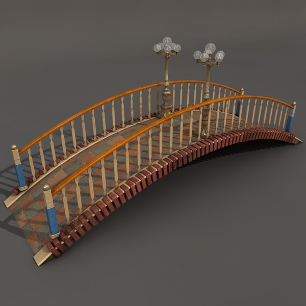 footbridge 3d c4d