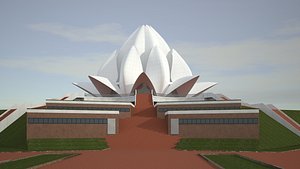 Lotus Temple 3D Models for Download | TurboSquid
