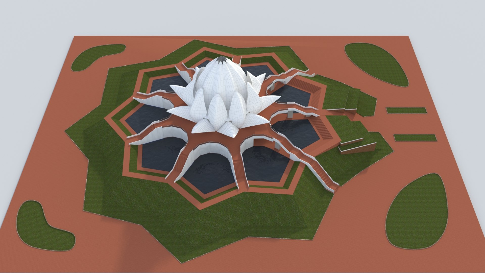 3D Model Realistic Temple - TurboSquid 1261891