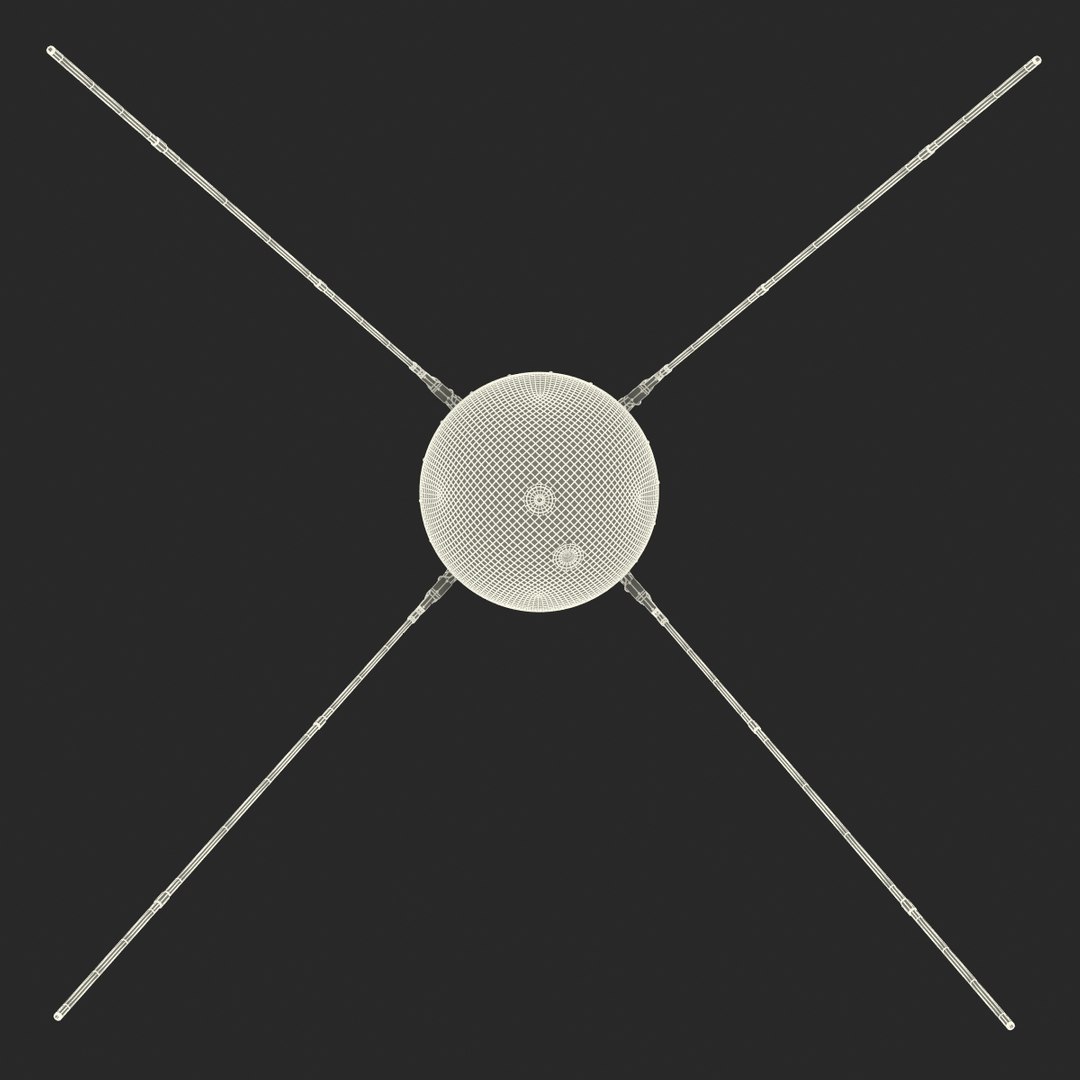 3d Model Sputnik 1