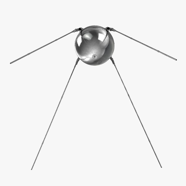 3d model sputnik 1