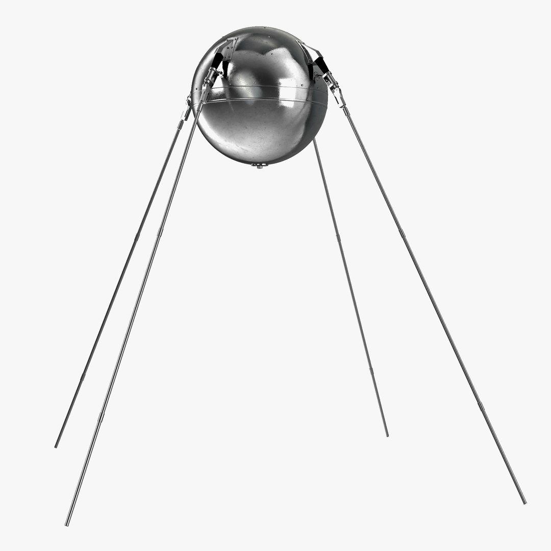 3d Model Sputnik 1