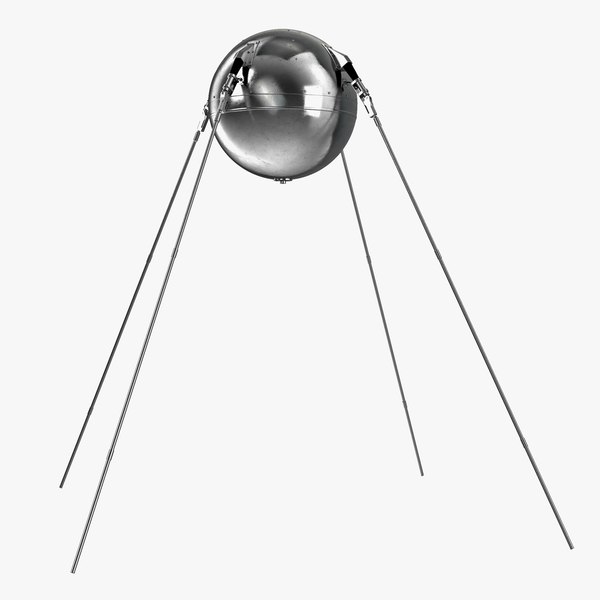 3d model sputnik 1