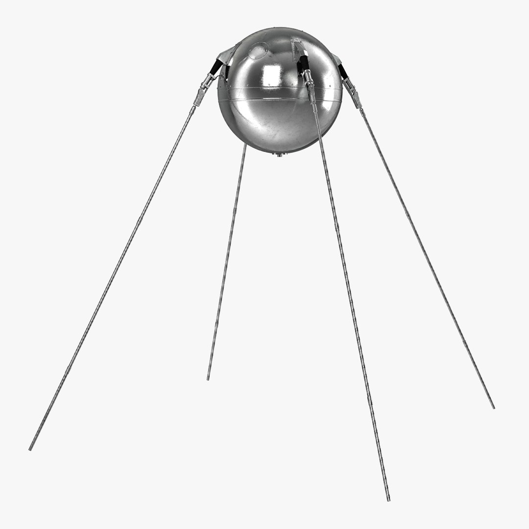 3d Model Sputnik 1