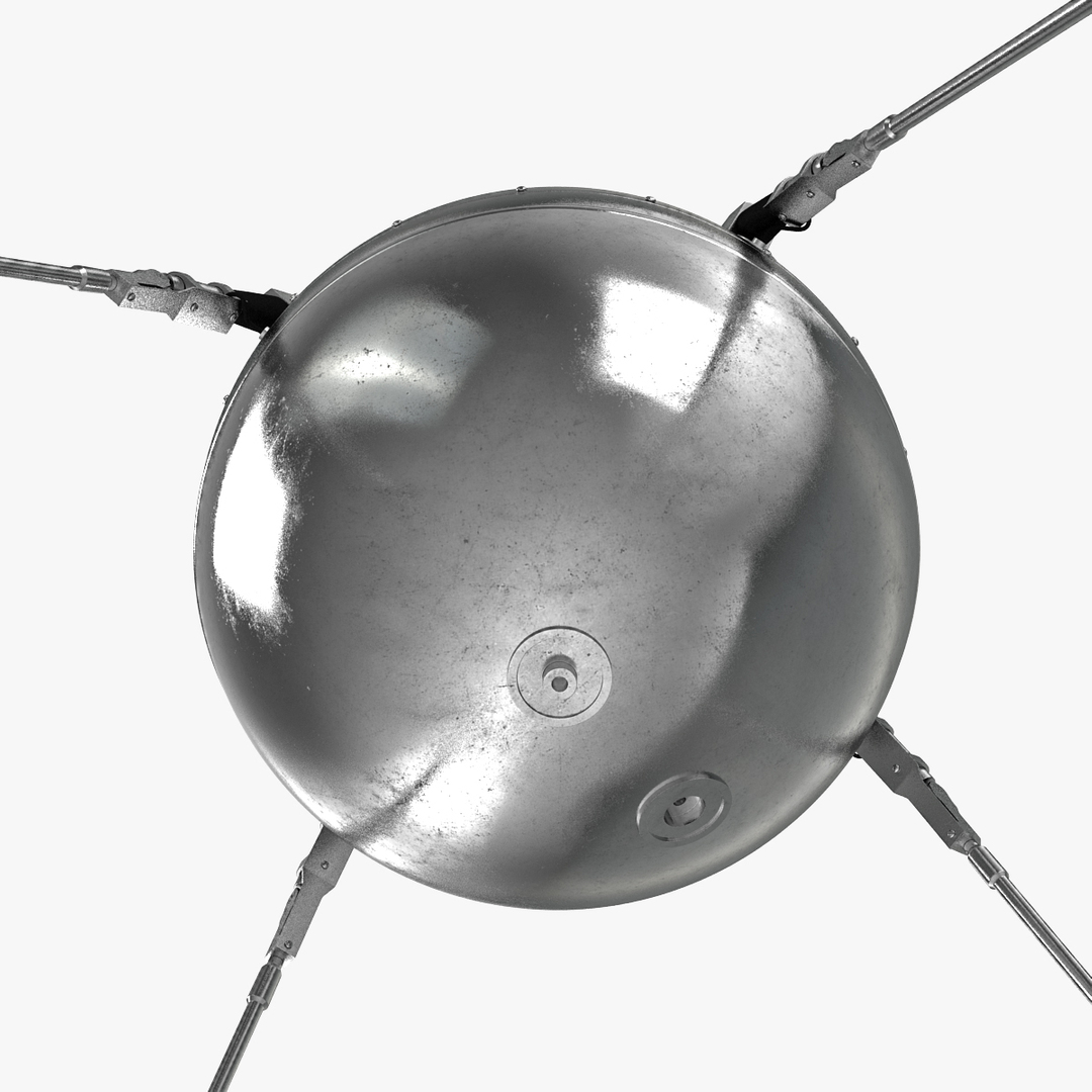 3d model sputnik 1