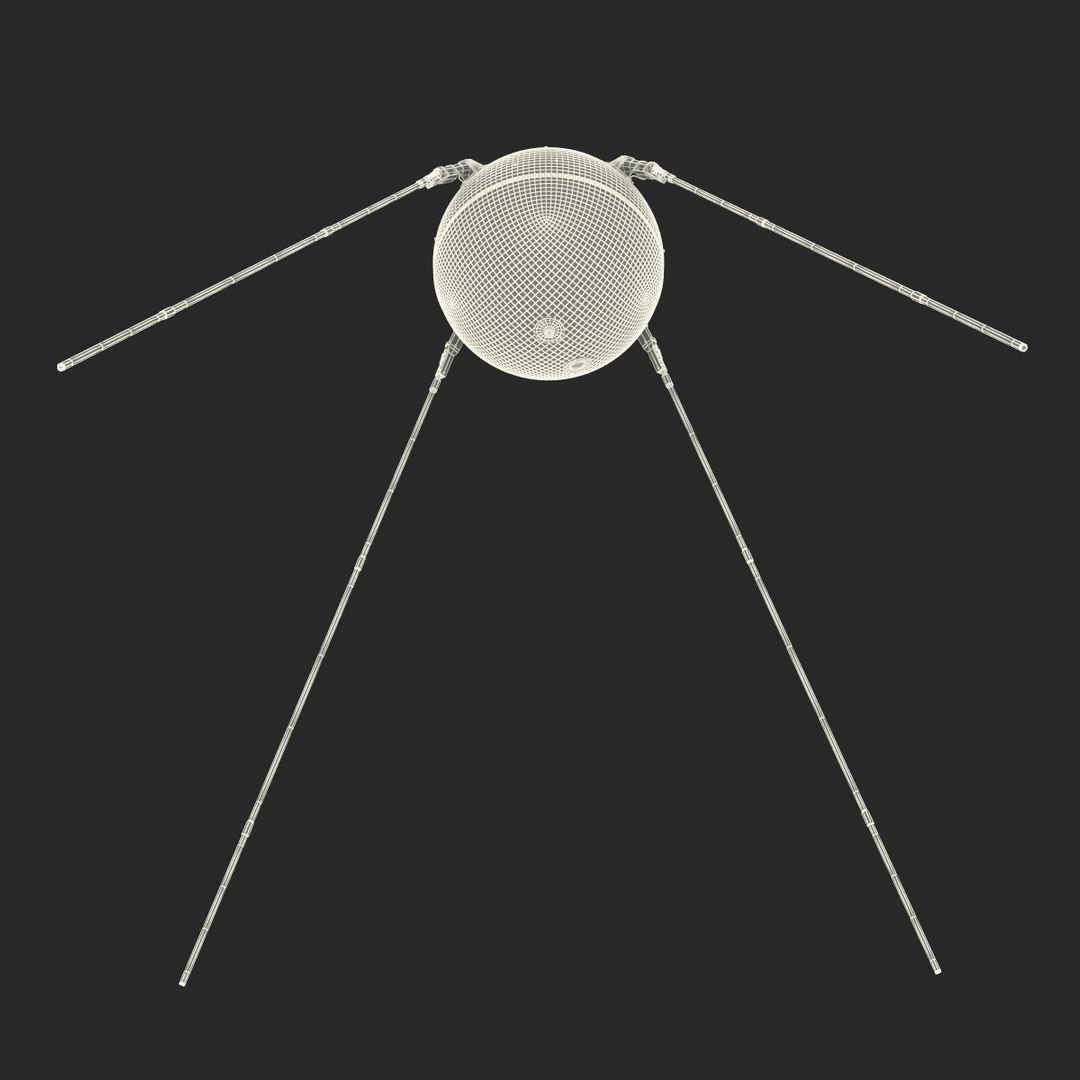 3d Model Sputnik 1