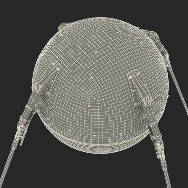 3d model sputnik 1