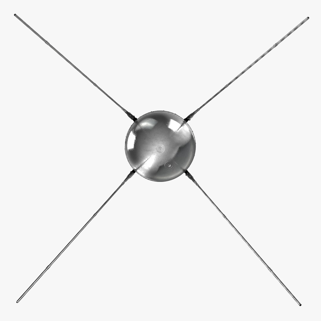 3d Model Sputnik 1