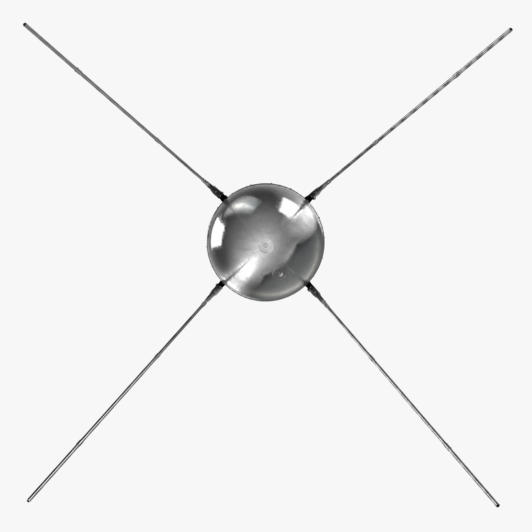 3d model sputnik 1