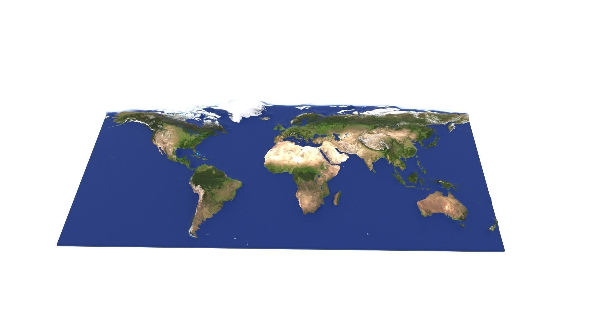 World Map 3D Model - TurboSquid 1971614