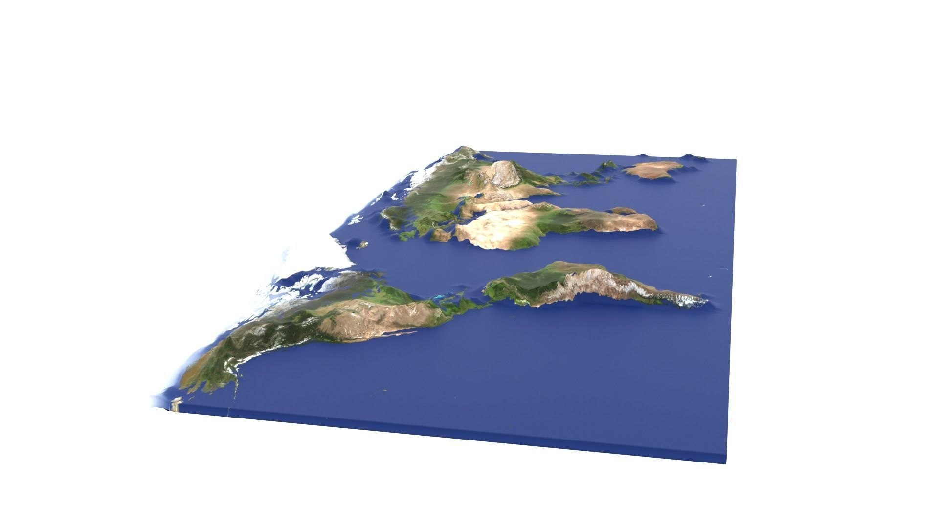 World Map 3D Model - TurboSquid 1971614