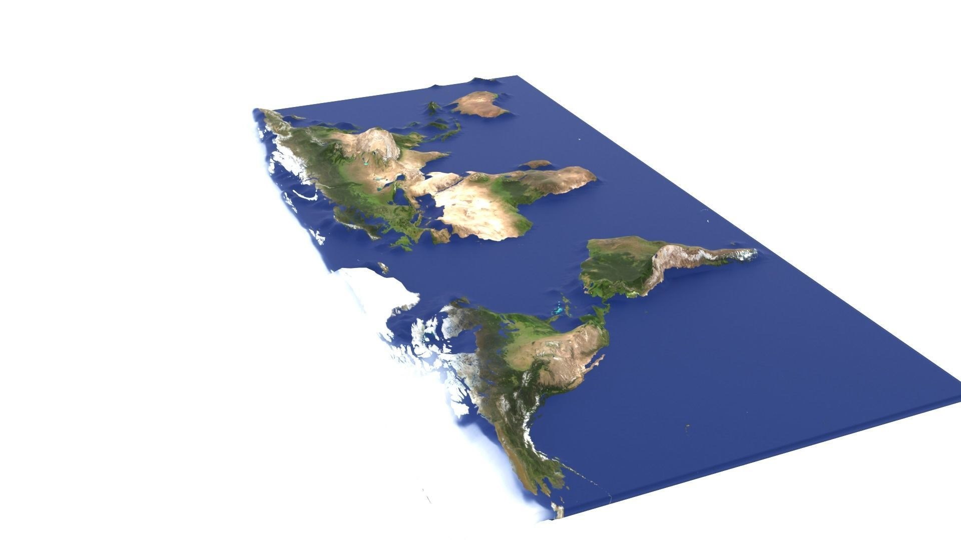 World Map 3D Model - TurboSquid 1971614