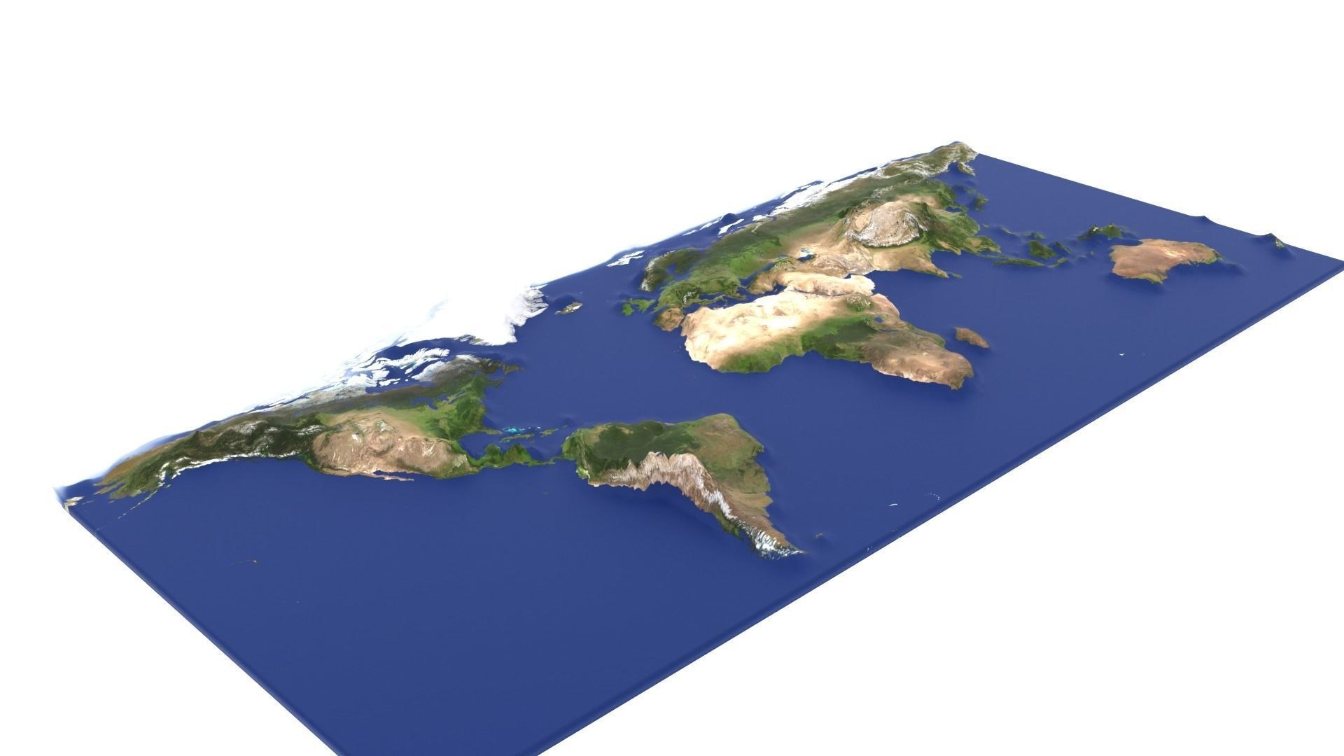 World Map 3D Model - TurboSquid 1971614