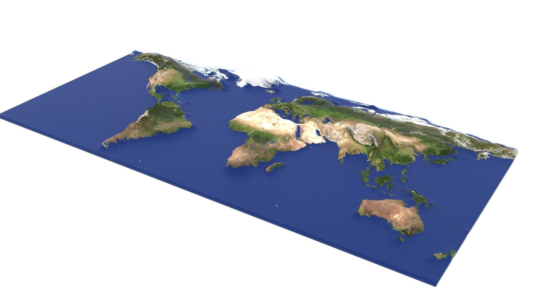 World Map 3D Model - TurboSquid 1971614