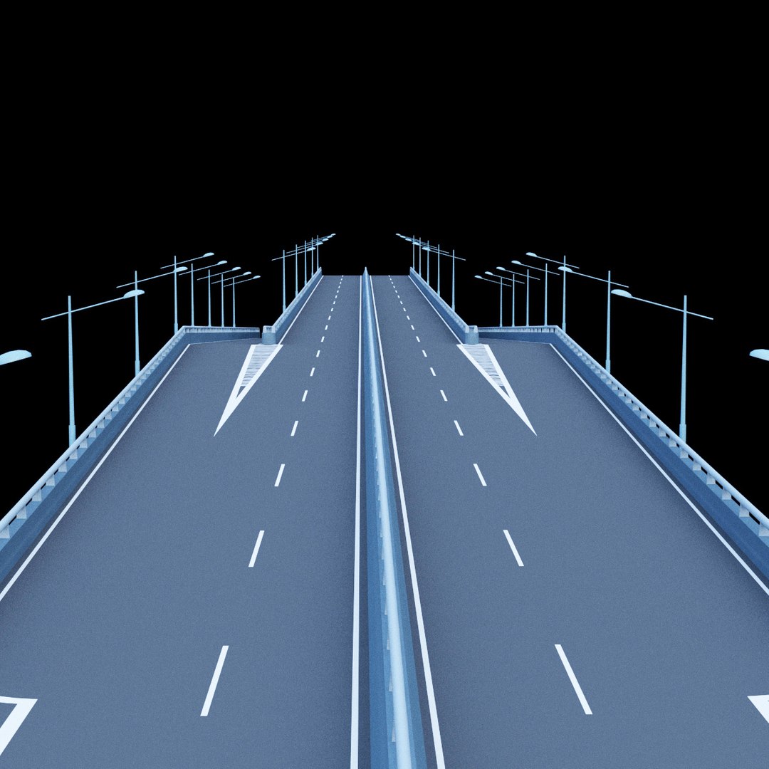 Highway 3D Model - TurboSquid 1407889