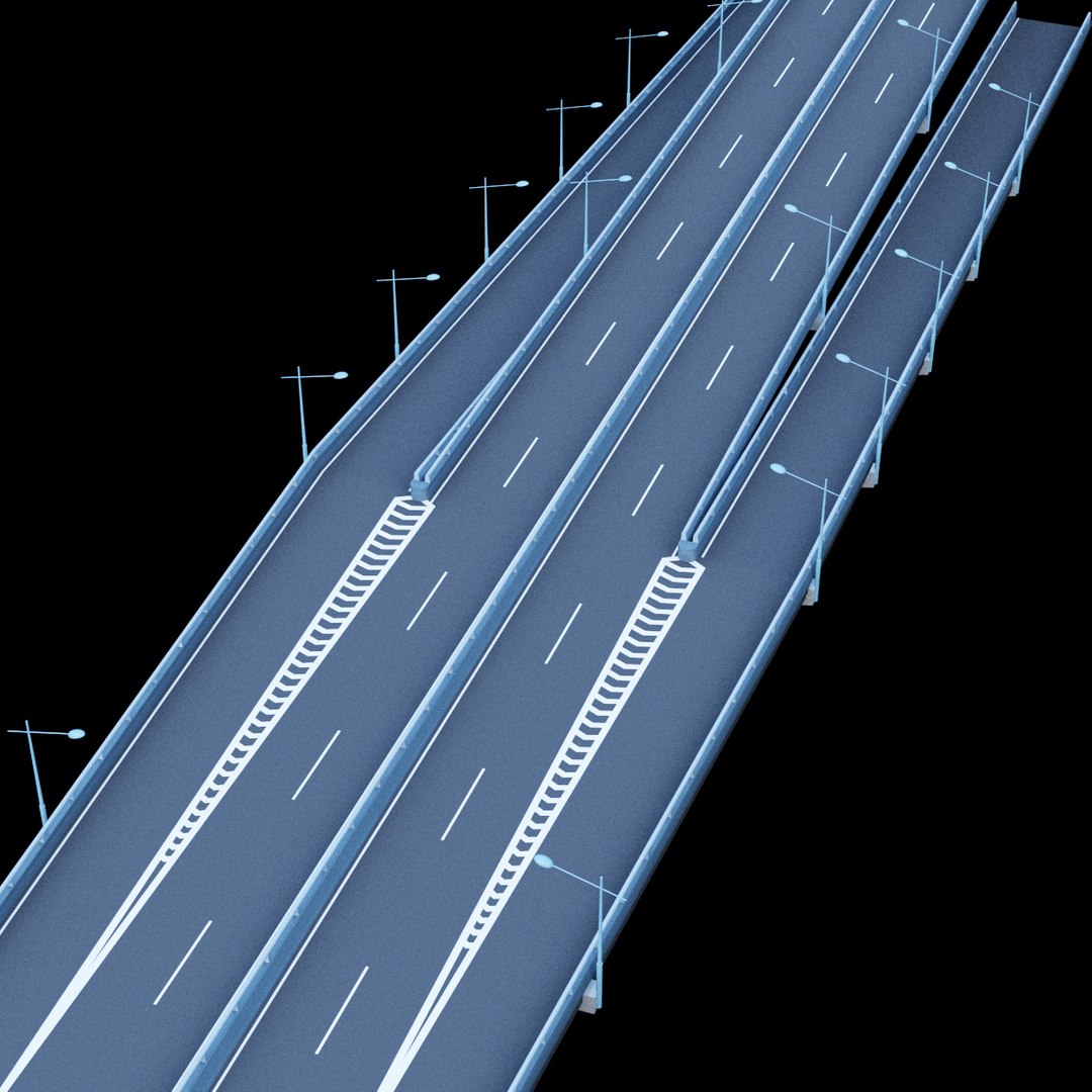 Highway 3D Model - TurboSquid 1407889