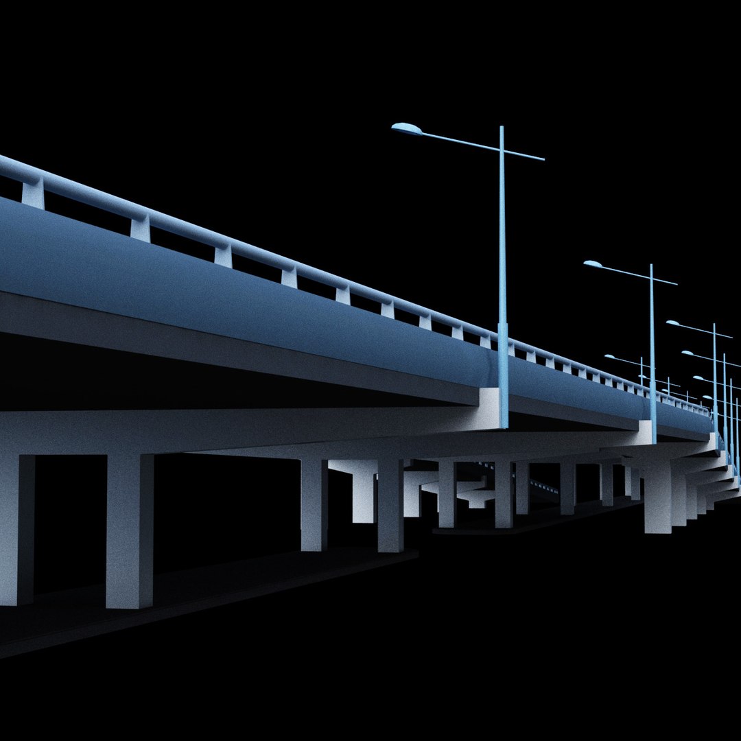 Highway 3D Model - TurboSquid 1407889