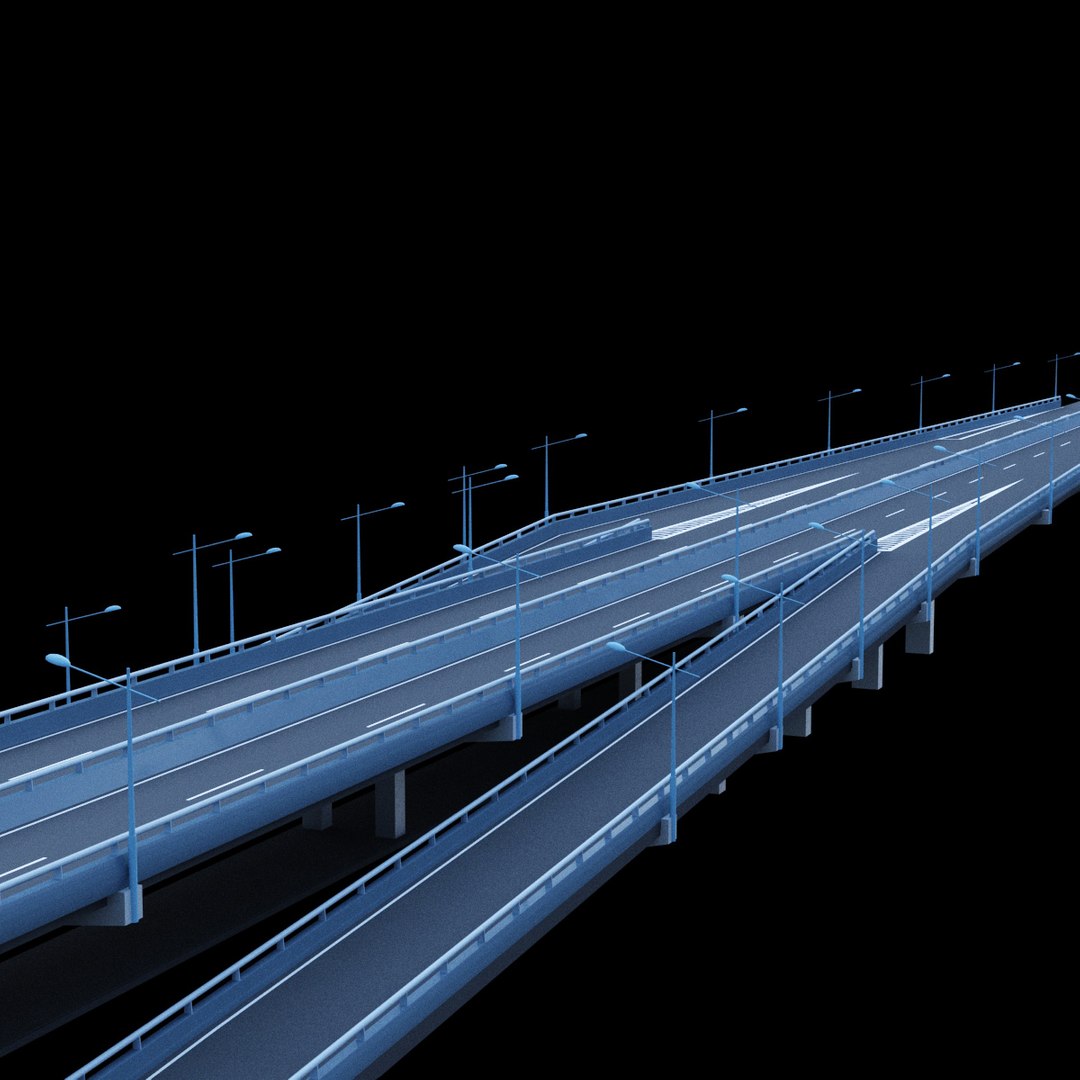 Highway 3D Model - TurboSquid 1407889