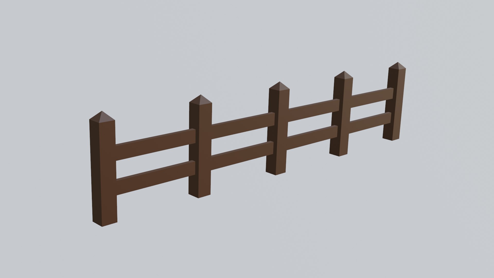 3D Wooden Farm Fence With Texture Model - TurboSquid 1937112