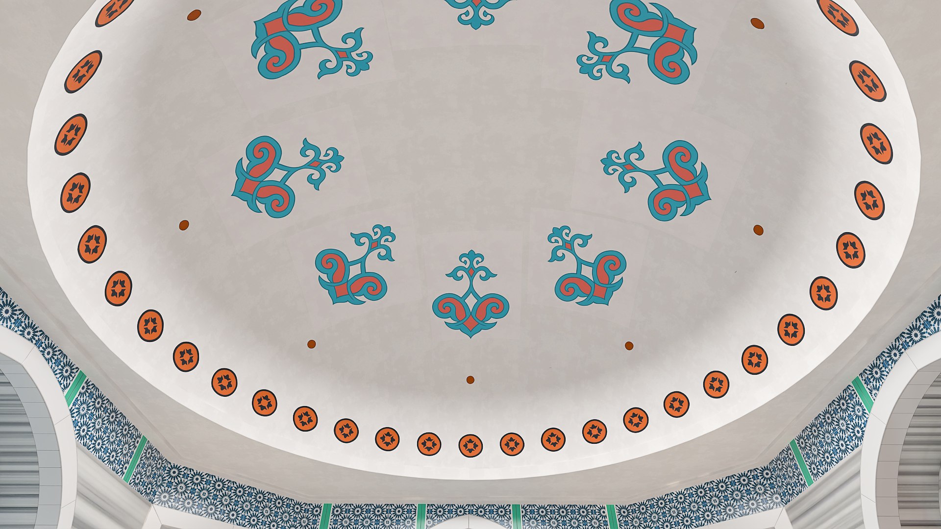 Turkish Bath Hamam Interior Model - TurboSquid 2413796