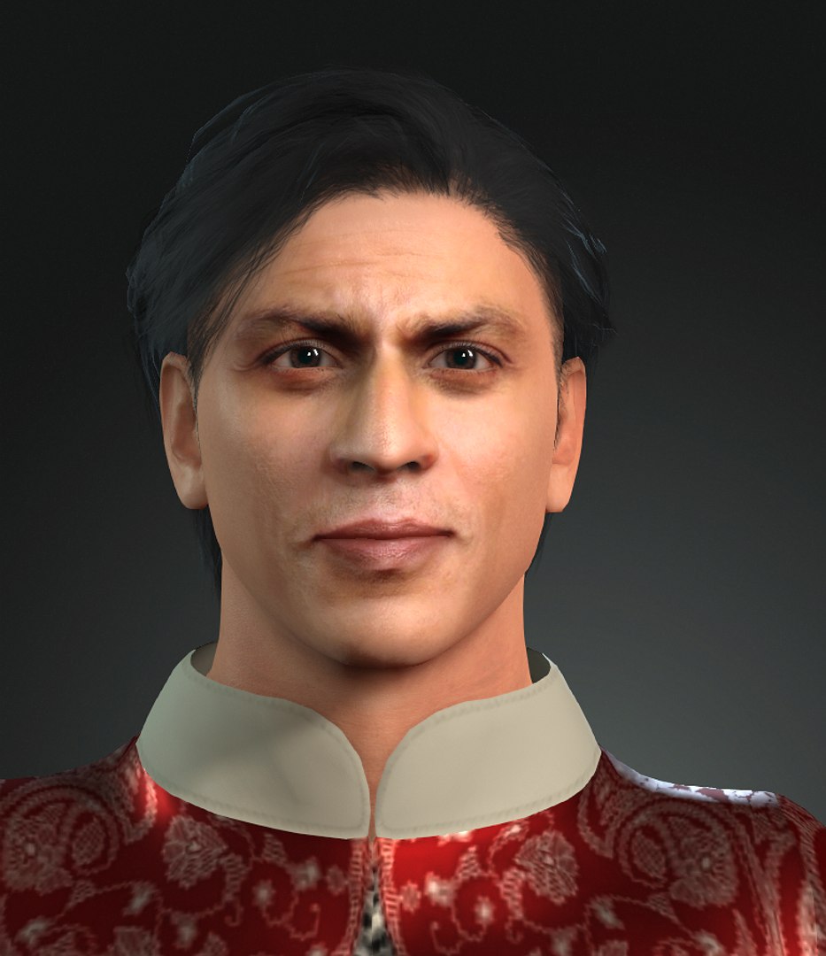 Sharokhan Bollywood Movie Star Model - TurboSquid 1549932