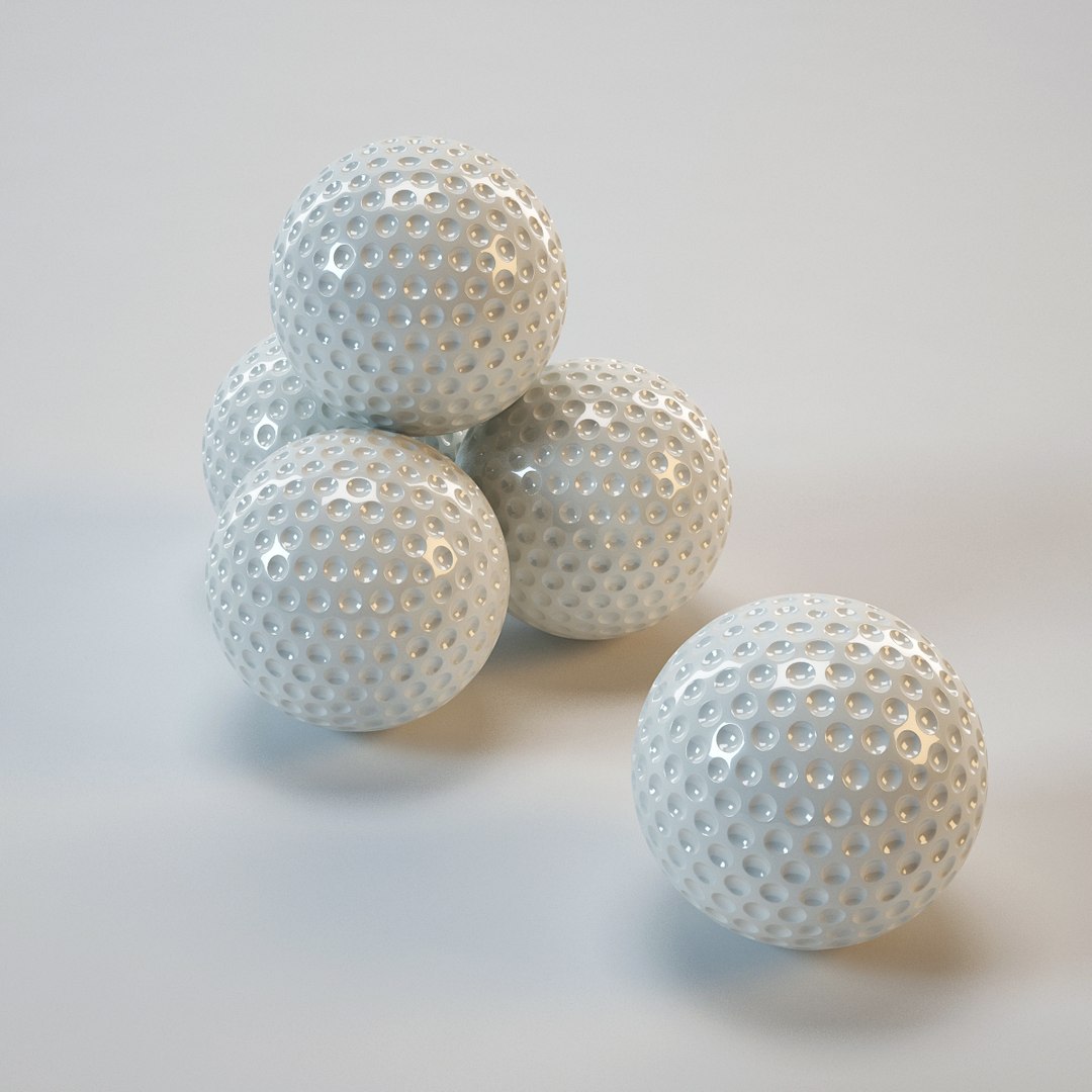 3d Sport Balls Model