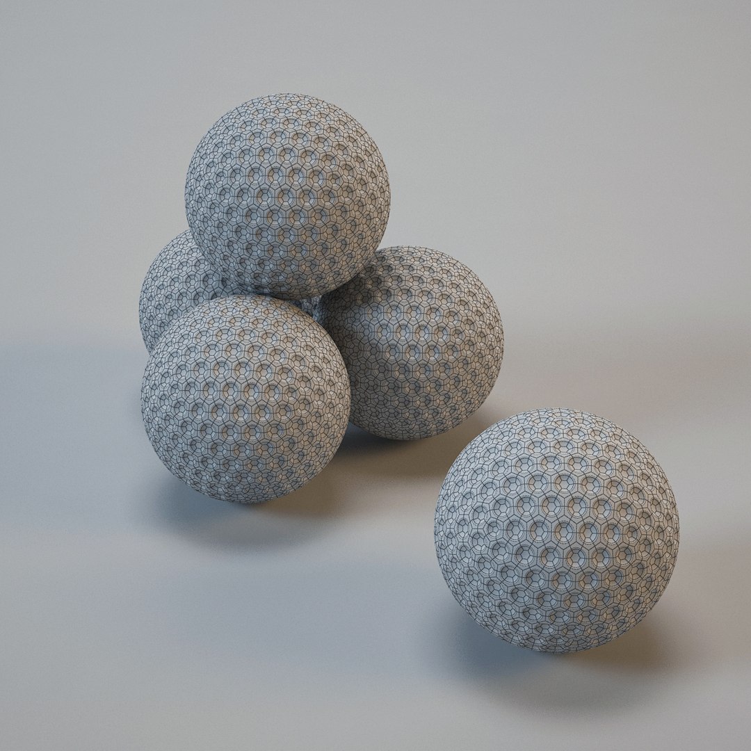 3d Sport Balls Model