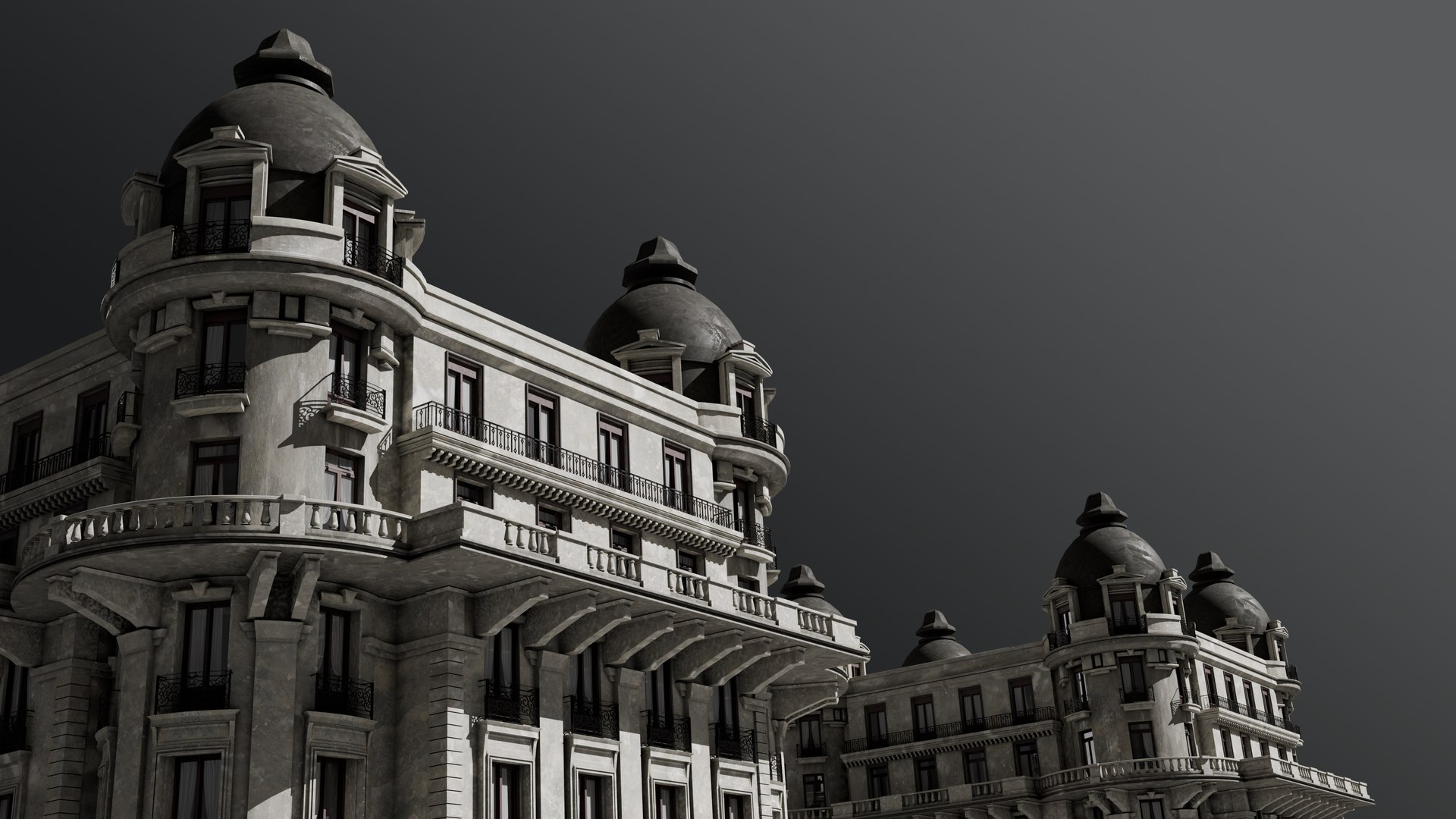3D Paris Haussman Building Model - TurboSquid 2353082