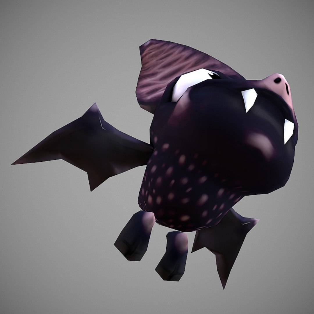 Microbat Cartoon 3D Model - TurboSquid 1335256