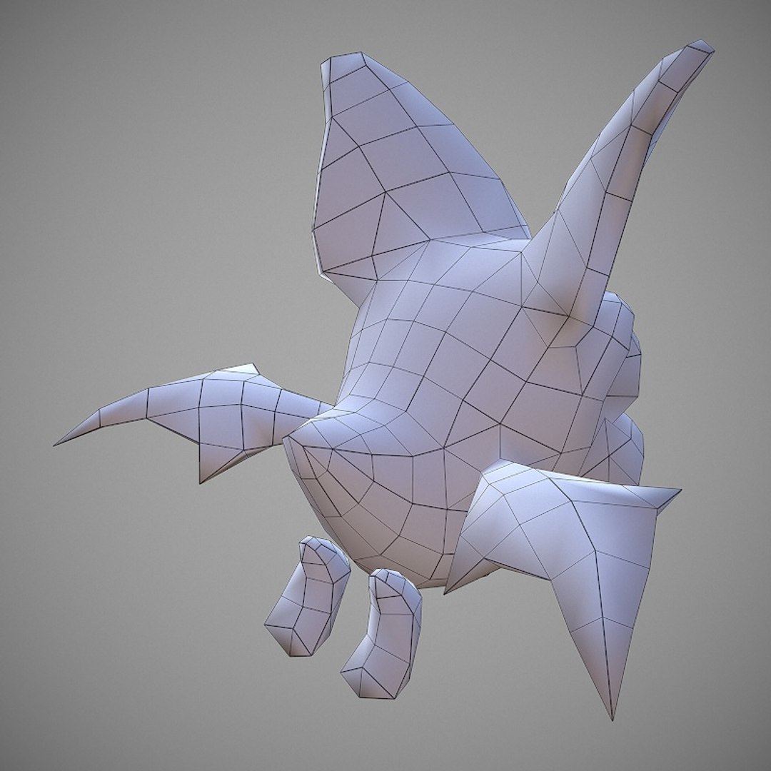 Microbat Cartoon 3D Model - TurboSquid 1335256