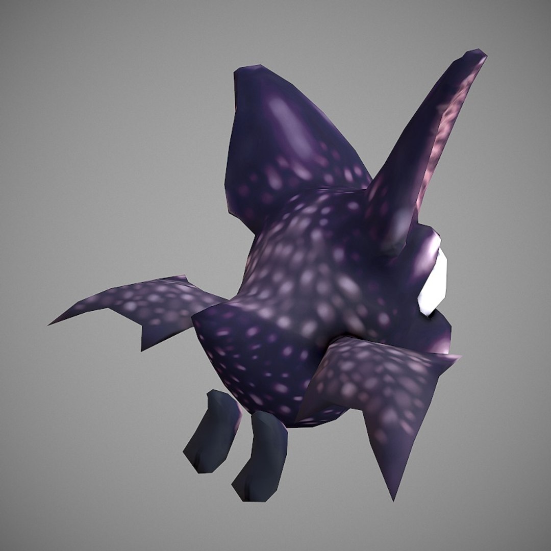 Microbat Cartoon 3D Model - TurboSquid 1335256