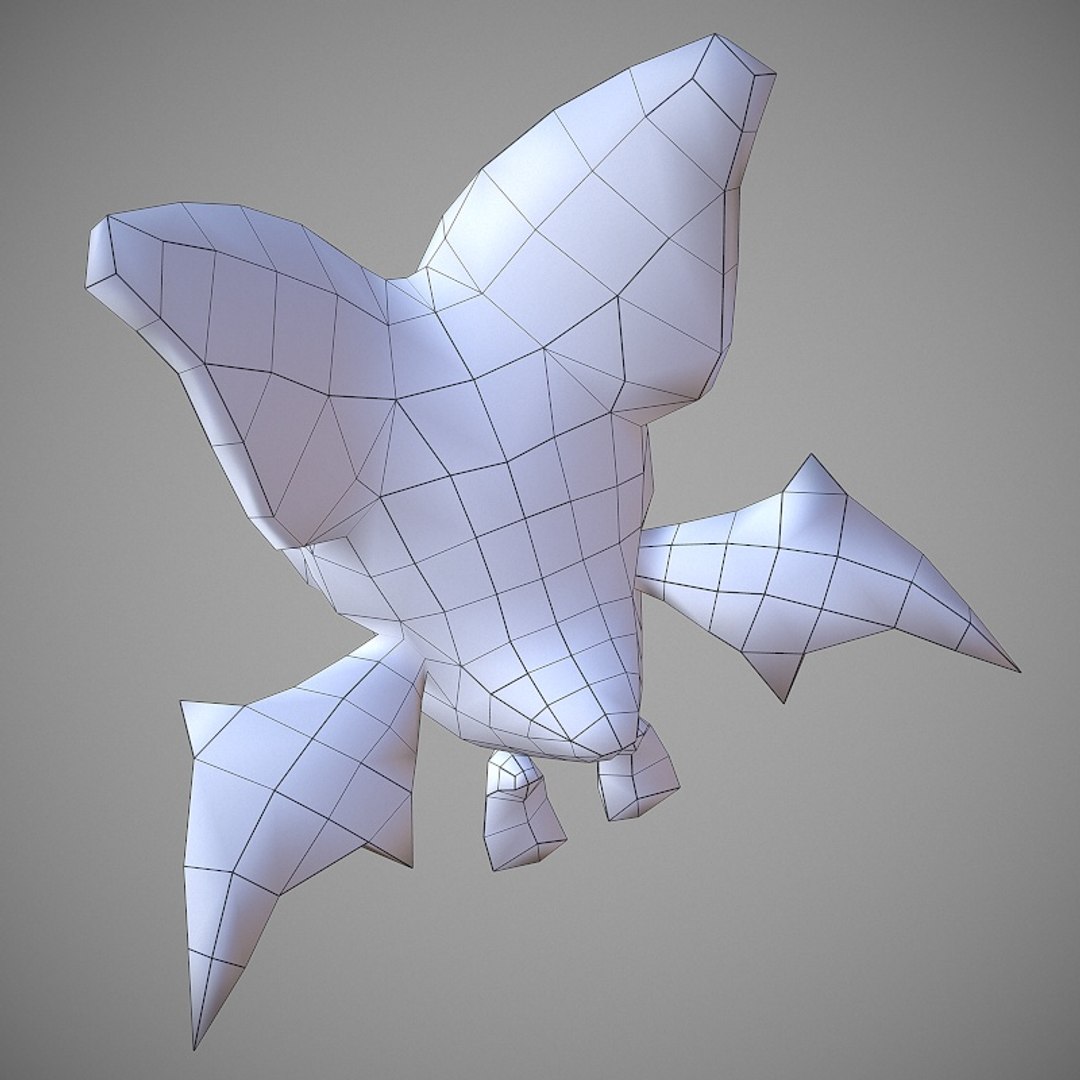 Microbat Cartoon 3D Model - TurboSquid 1335256