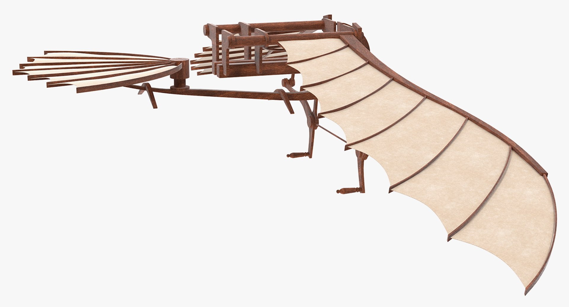 Leonardo da vinci flying model - TurboSquid 1539876